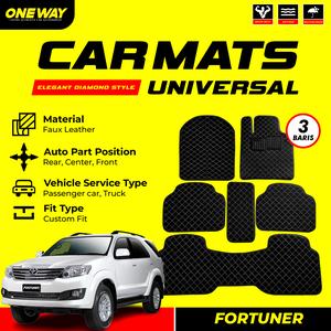 Jual OneWay Karpet Mobil Fortuner Diamond Premium Kulit Anti Slip Car ...