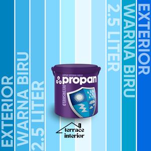 Promo Cat Tembok Exterior Propan Decorshield DW 500 Warna Biru 2.5 ...