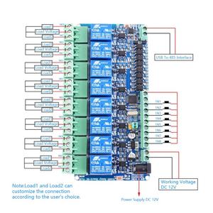 Jual Modbus Rtu Rs485 Relay Module 1 2 4 8 Ch Channel Ttl Communication ...