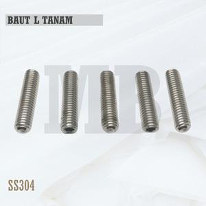 Jual Baut L Tanam M8X35 / L Set 8X35 / Baut Tanam L M8 X 35 / L Set 8 X 35 - Socket Set Screw ...