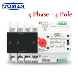 Jual ATS 3P Phase 100A Automatic Transfer Switch 4P Pole TOMZN 3Phase ...