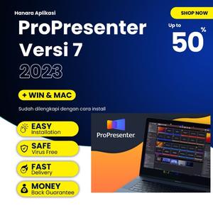 Jual Software Produksi Live Events: ProPresenter 7 [Untuk Komputer OS WIN / WINDOWS & MAC ...
