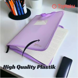 Jual Map Zipper Plastik Resleting File Dokumen Kancing Tas Bag ...