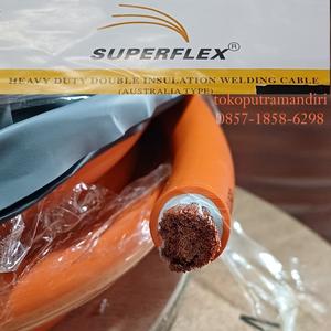 Jual Kabel las SUPERFLEX 120MM ORANGE FULL TEMBAGA WELDING CABLE SUPER ...