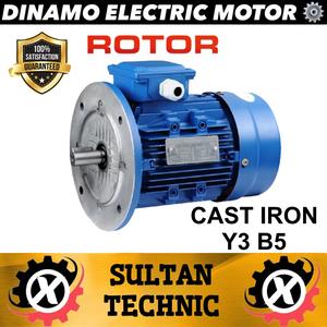 Jual DINAMO ELECTRIC MOTOR ROTOR Y3 4P 132S 5.5KW/7.5HP 3PHASE 380/660V B5 - Jakarta Utara ...
