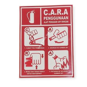 Jual Stiker Cara Penggunaan Apar 15x20cm - Jakarta Barat - JIWANTASHOP ...