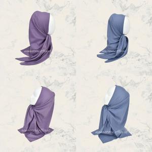 Jual Nona Hijab Voal Paris Premium Polos Segiempat Lasercut Segi Empat ...