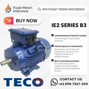 Jual ELEKTRO MOTOR TECO AEAV2S IE2 4P 1,1KW 1,5HP 3PHASE 380V B3/ DINAMO ELECTRIC MOTOR/ ELECTRO ...