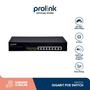 Jual PROLINK Switch 8 Port Gigabit POE Ethernet PSG801P - Jakarta ...