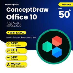 Jual Software Diagram Project: ConceptDraw Office 10 [Untuk Komputer OS WIN / WINDOWS & MAC ...