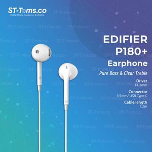 Jual Edifier P180 Plus /P180+ Earphone With Mic Connector 3.5mm / Type ...
