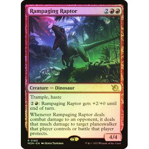 Jual Rampaging Raptor March of the Machine (Foil) | MTG TCG - Kota ...