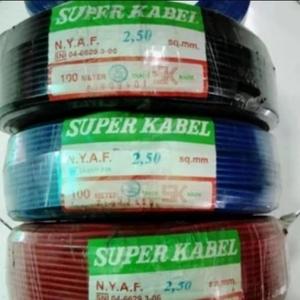 Jual Kabel Listrik NYAF Serabut 2,5 mm 2.5mm 1x2,5mm 1x2.5mm Super @100mtr - Jakarta Pusat ...