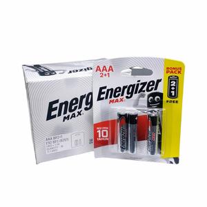Jual Baterai Energizer MAX AAA / A3 2+1 Pack Isi 3 LR03 1.5V Alkaline Batre 1 Box Isi 12 Card ...
