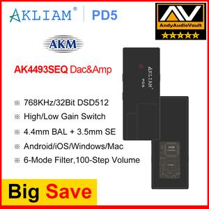 Jual (Andy 5-Star) AkLIAM PD5 AK4493SEQ USB Dac Portable USB Dac & Amp ...