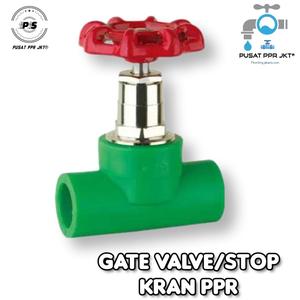 Jual READY STOCK GATE VALVE PPR HIJAU 32MM 1"INC STOP KRAN PPR KUALITAS ...