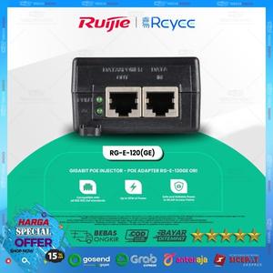 Jual Ruijie RG-E-130(GE) POE ADAPTER RG-E-130GE - GIGABIT POE INJECTOR !! - Kota Bandung - PT ...
