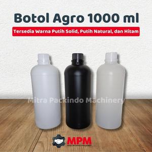 Promo Botol Agro 1000ml - Botol HDPE 1000 ml Putih - Botol Labor ...