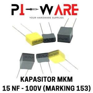 Jual Kapasitor Capacitor MKM 100V 15nF Marking 153 Pitch 5mm Capasitor - Jakarta Barat - GZ ...