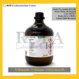 Jual N-Heksana / N-Hexane / Ch3(Ch2)4Ch3 Pro Analis Merck 2500 Ml ...