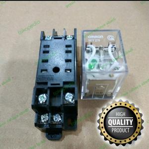 Jual As Relay Omron My2/My2N 12Vdc, 24Vdc, 220Vac+Socket 8Kaki - Kota ...