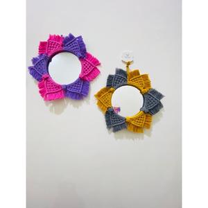 Jual Macrame mirror - Cermin aesthetic - Kaca rias - Dekorasi - Kota ...