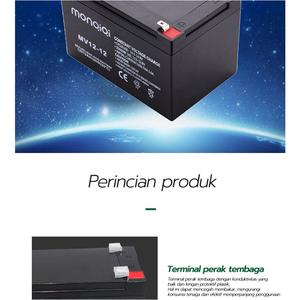 Jual baru Aki Kering Sprayer Elektrik 12V 12/8AH + 1Charger KANEDA/Baterai Alat Semprot Hama/aki ...