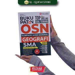 Jual Buku Paten Soal Terbaru Osn Geografi 2025 Lengkap Terbaru Soal Pengetahuan Persiapan Ujian ...