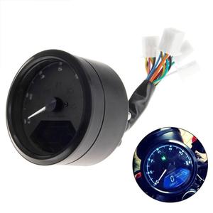 Jual Universal Digital Speedometer Tachometer mobil motor rpm gear ...