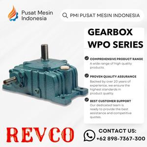 Jual GEAR BOX REVCO WPO 135 WORM GEAR REDUCER RATIO 1:10-60/ GEARBOX ...