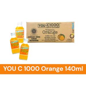 Jual YOU C1000 VITAMIN ORANGE 140ml isi 30 Botol Beling - Lemon, 1 DUS ...
