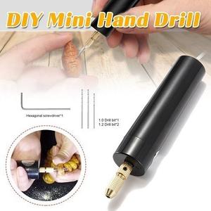 Jual Bor Mini Micro Small Metal DC 5V Electric Motor Hand Drill USB For ...
