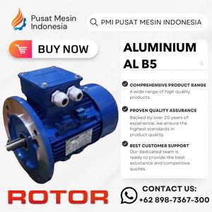 Jual ELEKTRO MOTOR ROTOR AL 4P 90L 1.5KW/2HP 3PHASE 220/380V B5/ DINAMO ELECTRIC MOTOR ROTOR ...