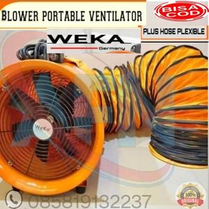 Jual kipas blower ventilator 12 inch +selang 10 m +5 m WEKA GERMANY ...
