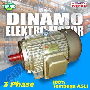 Jual NEW Dinamo Motor Penggerak 50HP 2P 3Ph 2850Rpm WIPRO 380V - Dinamo ...