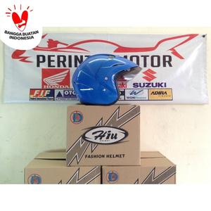 Jual Helm Hiu NICO / Half Face Helmet / SNI Asli Blue - Jakarta Barat ...