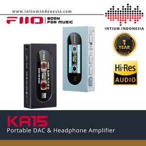 Jual FiiO Jade Audio KA15 / KA-15 / KA 15 Portable DAC / AMP Dual DACs + Dual Op-Amps Chip ...