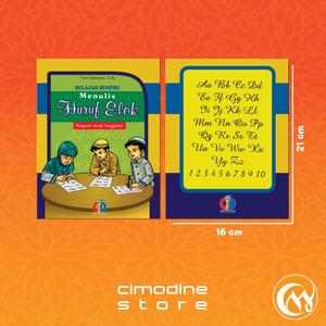 Jual Redy Buku / Belajar Sendiri Menulis Huruf Elok / Cahaya Ilmu ...