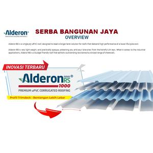 Jual Jaya99- ALDERON RS 1000 ATAP UPVC Single Layer - Kota Bandung ...