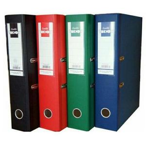 Jual Ordner Bantex Trendy Warna Hitam Merah Hijau Biru Folio 1776 7cm ...