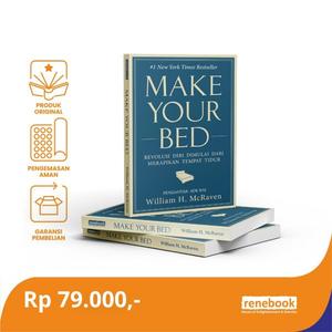 Jual Buku MAKE YOUR BED Revolusi Diri Dimulai Dari Merapikan Tempat ...