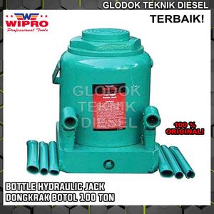 Jual WIPRO Dongkrak Botol Hidrolik 100 Ton Hydraulic Bottle Jack 100000 ...