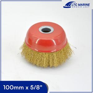 Jual IMPA 510762 Brass Wire Cup Brush 4" Sikat Mangkok 100mm x 5/8 ...