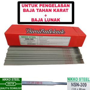 Jual Kawat Las Nsn 309 2,6 X 300Mm Nikko Steel Untuk Pengelasan Problem ...