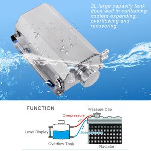 Jual Universal 2L Aluminum Coolant Radiator Overflow Tank Oil Catch Can ...
