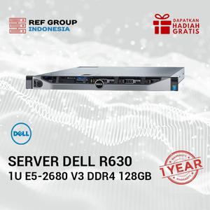Jual Server Dell R630 1U 8x2.5" 2x E5-2680 v3 DDR4 128Gb|GARANSI 1 ...