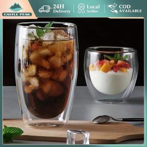 Jual Double Wall Glass Tea / Coffee Bahan Kaca Borosilicate 2 Lapis ...