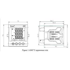 Jual Acrel AMC96L-E4/KC 3 Phase 660V 5A CT Input Digital Smart Power Meter for Factory Machine ...