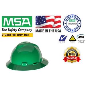 Jual full brim safety helmet msa fastrack USA original hard hat,helm ...