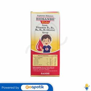 Jual BIOSANBE KIDS SYRUP 120 ML - Kota Tangerang Selatan - Apotek Padi ...